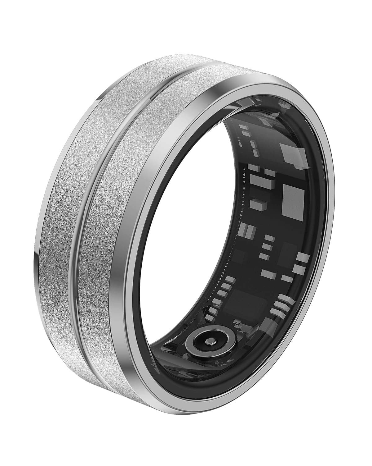 [New]Physical condition management ring USB magnetism charge smart ring ...