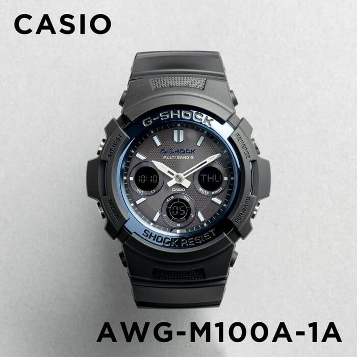 [New]CASIO G-SHOCK Casio G-Shock AWG-M100A-1A clock mens Electric wave ...