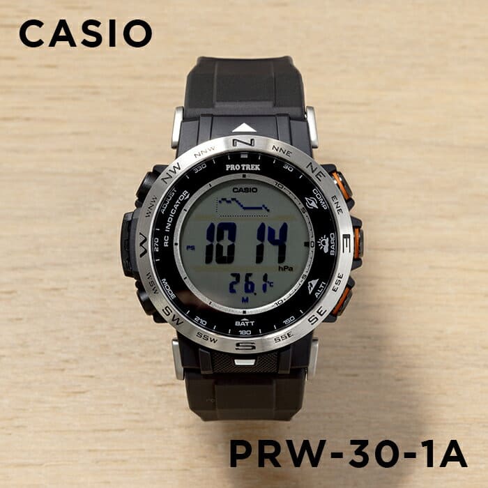 [New]CASIO PROTREK Casio PRO TREK PRW-30-1A clock mens trekking ...