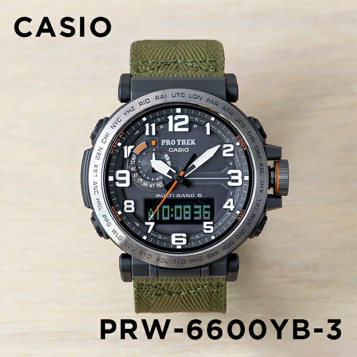 [New]CASIO PROTREK Casio PRO TREK PRW-6600YB-3 clock mens trekking ...