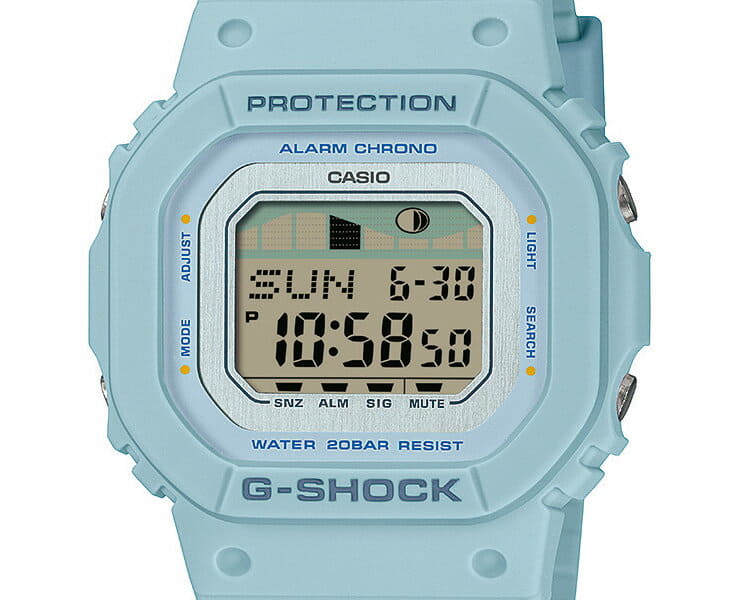 [New]The moon data digital blue unisex (GLXS56002JF) which the tide ...