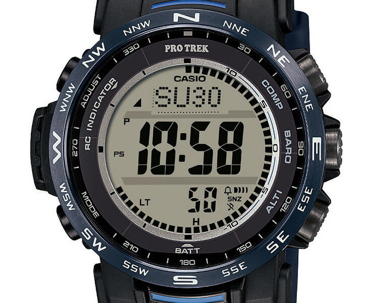 [New]Casio PRO TREK Electric wave solar triple Sensor mid size PRW-35Y ...