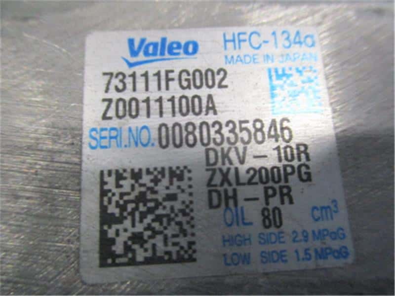 [Used]A/C Compressor SUBARU Exiga 2010 DBA-YA5 73111FG002 - BE FORWARD ...