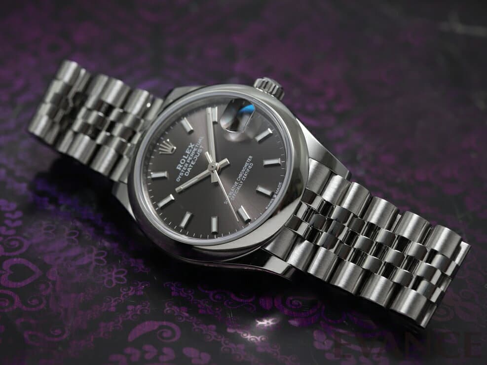 [New]ROLEX date just 31 278240 dark gray Boys ROLEX - BE FORWARD Store