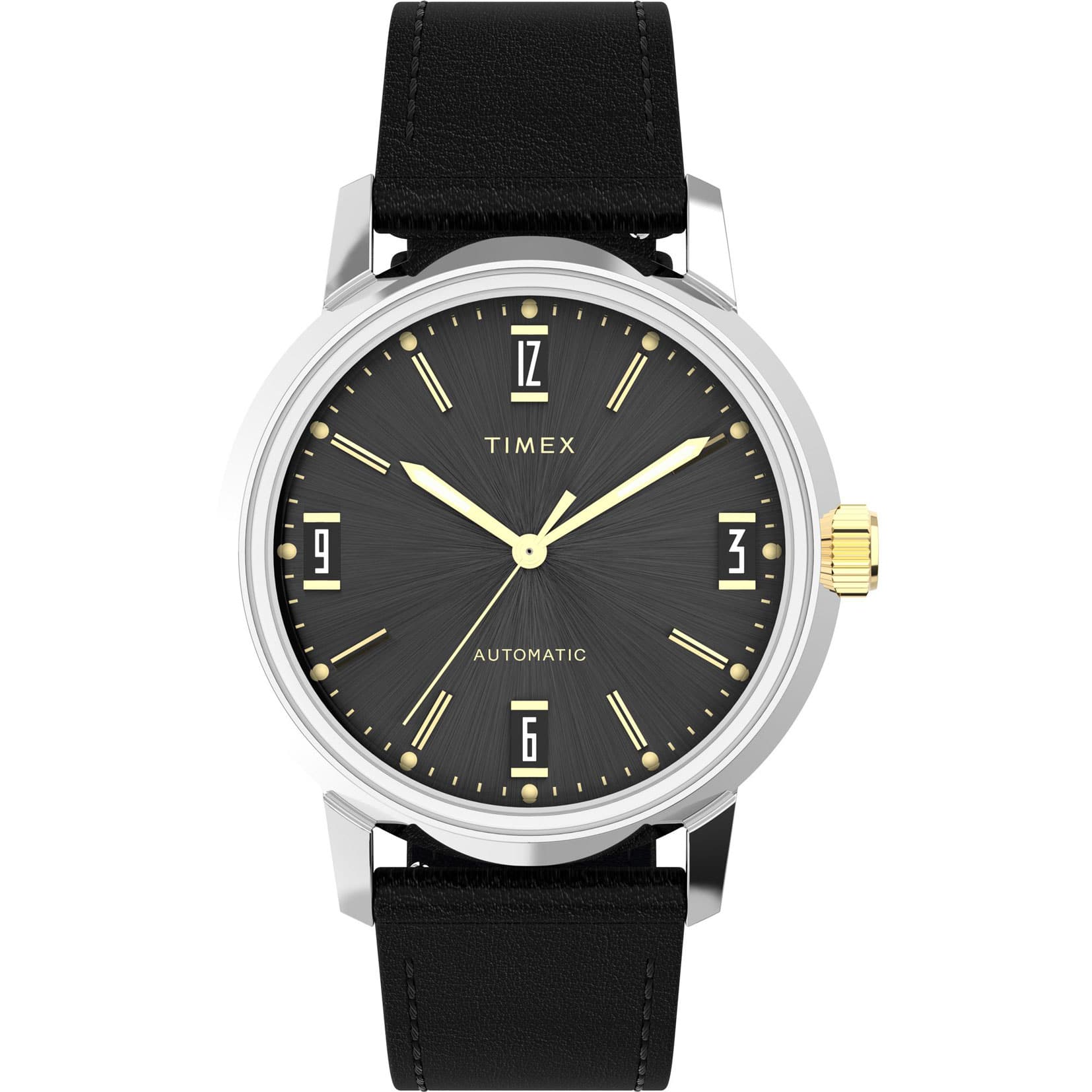 [New]TIMEX Timex Marlin Automatic self-winding watch mens Black ...