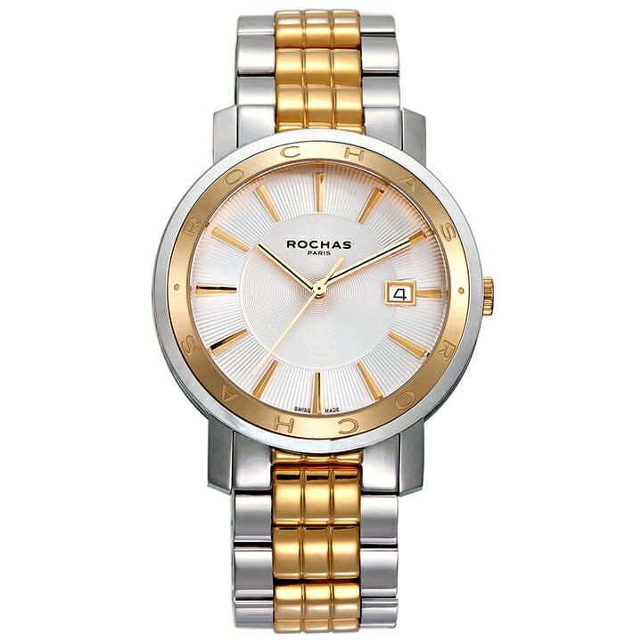 [New]The mens CLASSIC04 Silver Silver & Gold combination Classic metal ...
