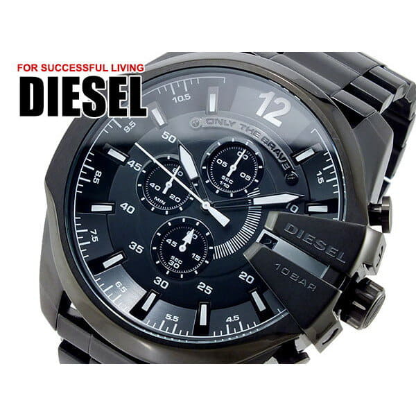 [New]The which includes diesel DIESEL mens Chronograph Black - BE ...