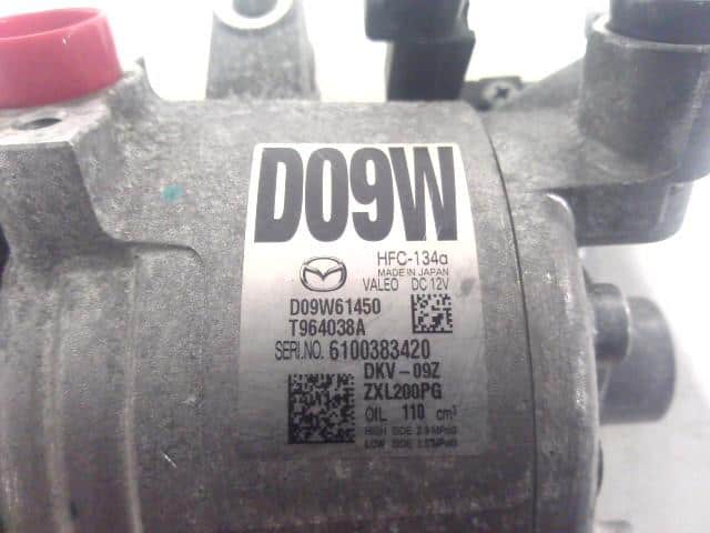 [Used]A/C Compressor MAZDA Demio 2017 DBA-DJ3AS D09W61450 - BE FORWARD ...