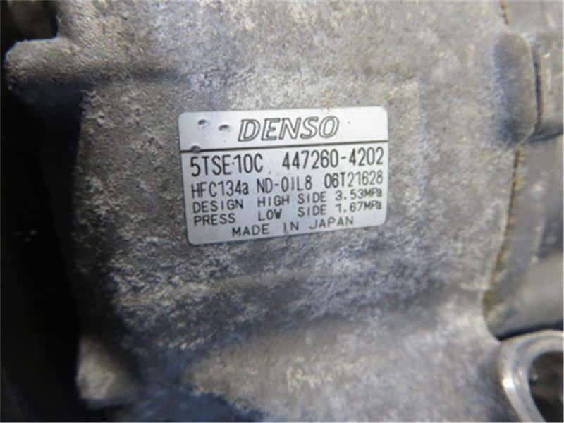 [Used]A/C Compressor TOYOTA Sienta 2016 DBA-NCP175G 8831052750 - BE ...