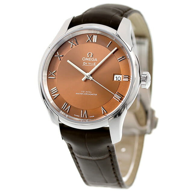 [New]\ 7/4 ★It is vision 41mm Automatic winding mens leather belt OMEGA ...