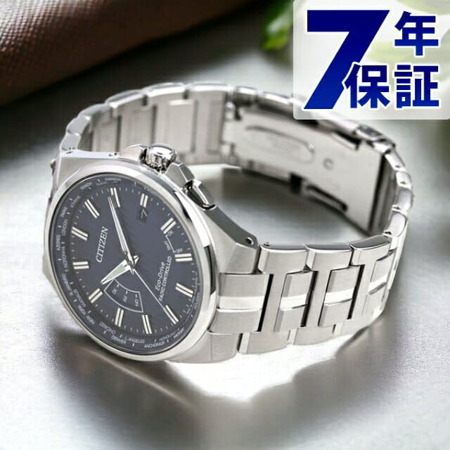 [New]\ 7/4 ★It is all article +9 time CITIZEN Eco Drive electric wave world Times tripe CB0161 ...