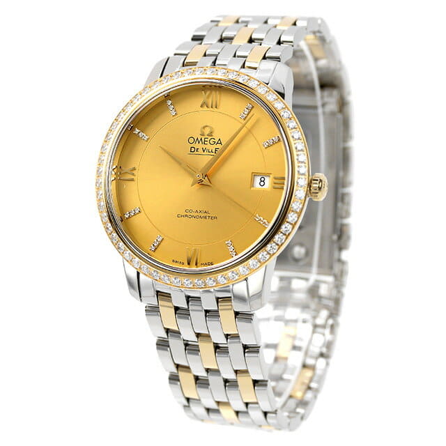 [New]\ 7/4 ★It is all article +9 time OMEGA devil prestige 37mm Automatic winding K18 mens ...