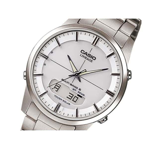 [New]The which includes Casio CASIO mens Electric wave solar white - BE ...