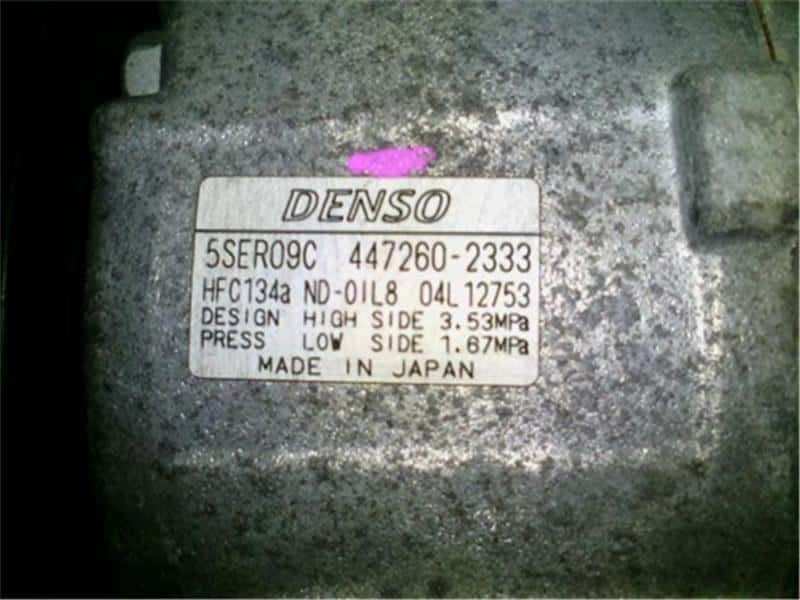 [Used]A/C Compressor TOYOTA Vitz 2009 DBA-KSP90 8831052592 - BE FORWARD ...