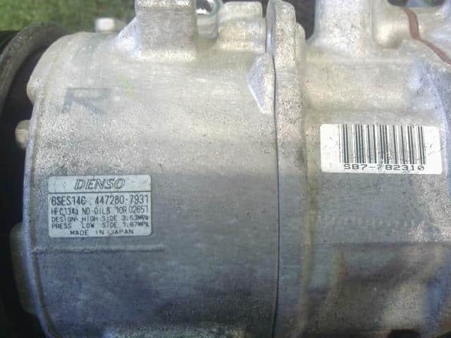 [Used]A/C Compressor TOYOTA Harrier 2014 DBA-ZSU65W 8831048300 - BE ...