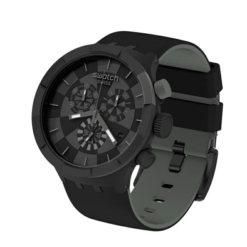 [New]of the Swatch CHECKPOINT BLACK BIG BOLD CHRONO SB02B400 Swatch NEW ...