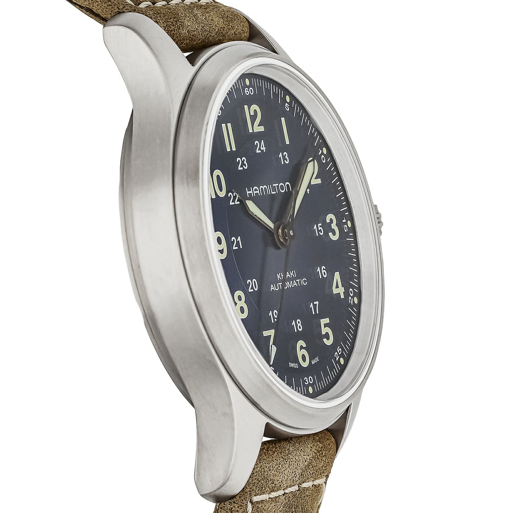 [New]HAMILTON Hamilton khaki field self-winding watch mens blue ...