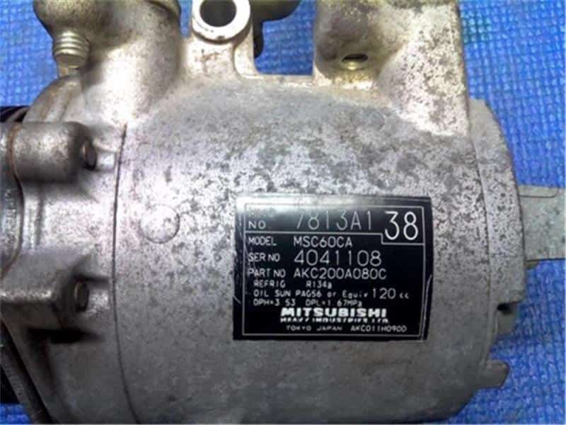 [Used]A/C Compressor MITSUBISHI Colt 2009 DBA-Z21A 7813A138 - BE ...