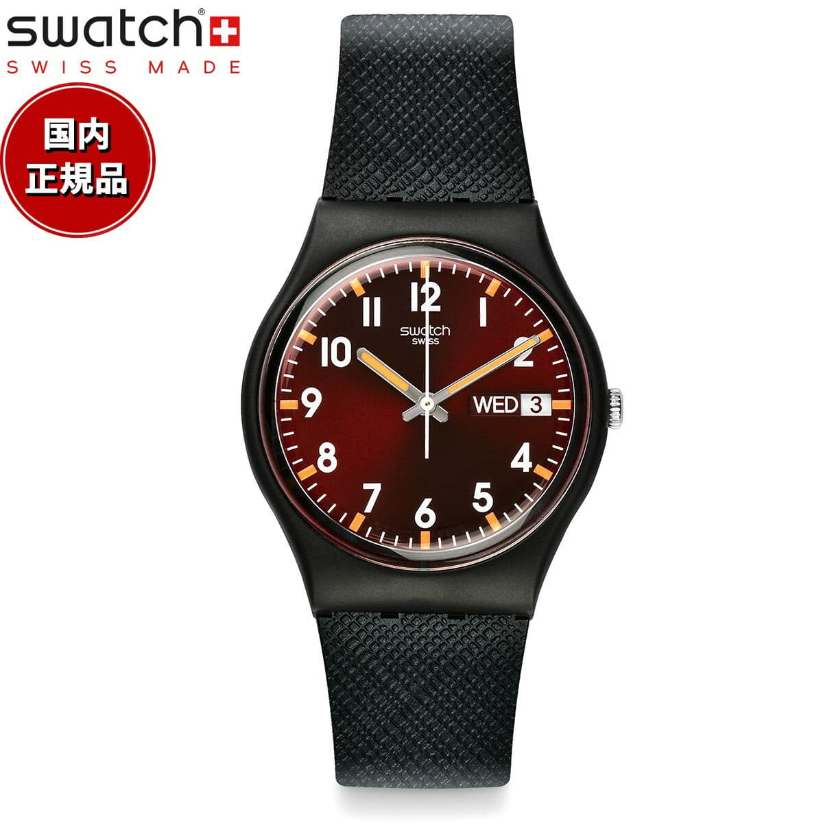 [New]swatch Swatch mens Ladies originals Gen tosser red Originals Gent ...