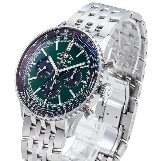 [New]Blight ring NAVITIMER B01 Chronograph 46 Ref.AB0137241L1A1 green ...