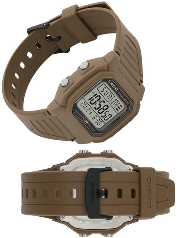 [New]CASIO W-800H-5AV BASIC DIGITAL QUARTZ Casio basic digital mens Ladies brown brown domestic ...