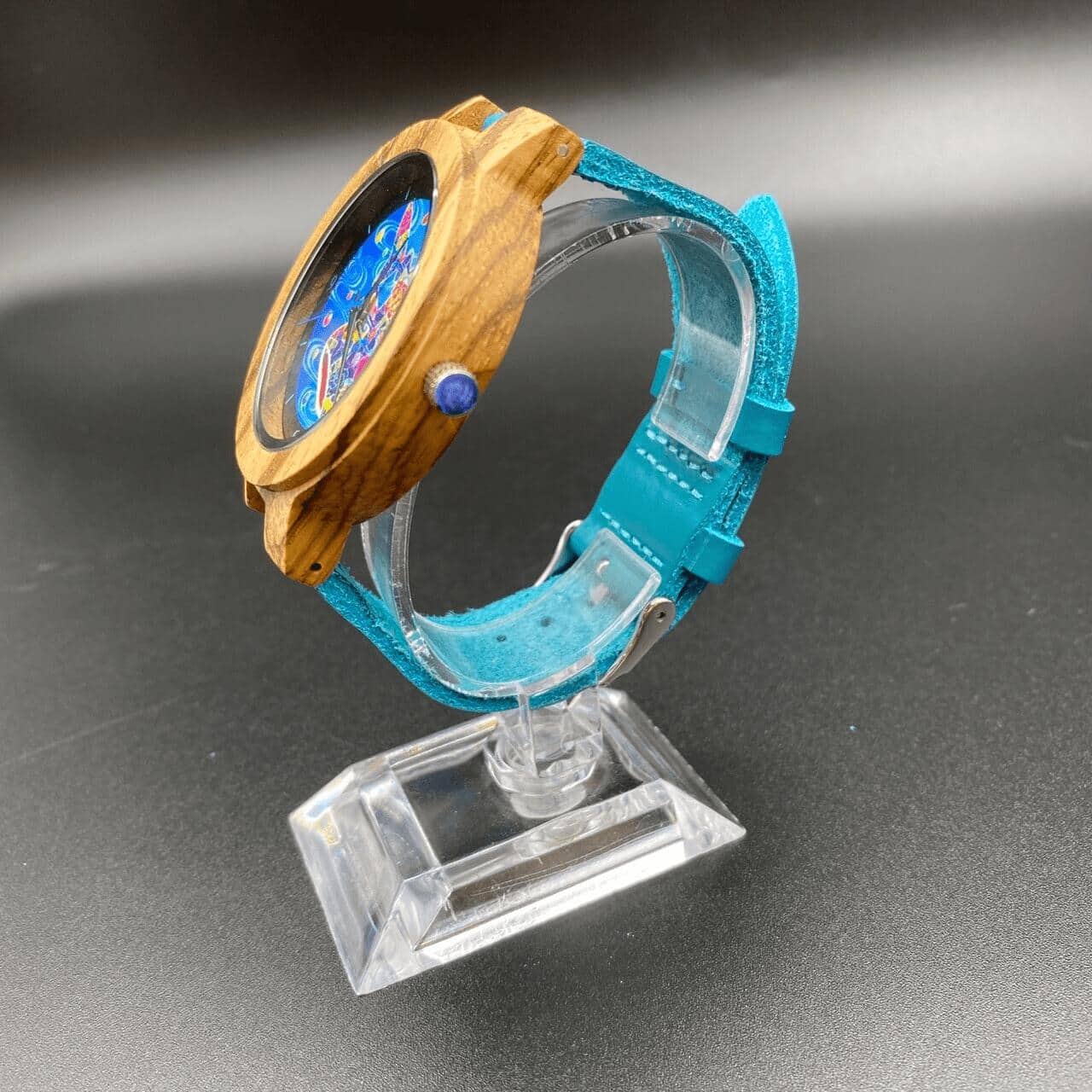 [New]Wood 011 Okinawa design whale shark tree clock - BE FORWARD Store