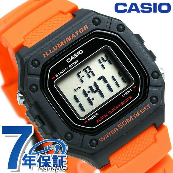 [New]Until \ 10:00 ★It is like all article Casio digital orange mens ...