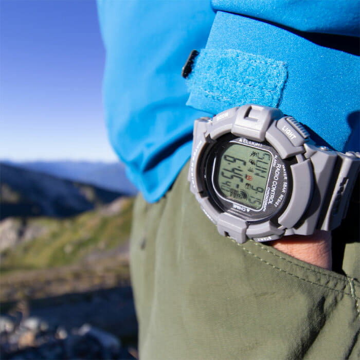 [New]Cleffer mens Ladies TELVA terbadigital watch radio time signal ...