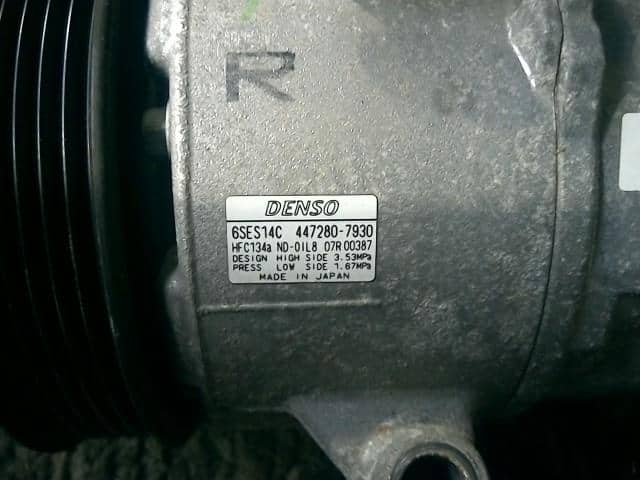 [Used]A/C Compressor TOYOTA Harrier 2014 DBA-ZSU65W 8831048300 - BE ...