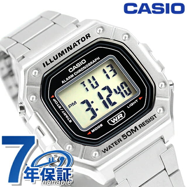 [New]Casio CASIO unisex Casio casio digital Silver - BE FORWARD Store