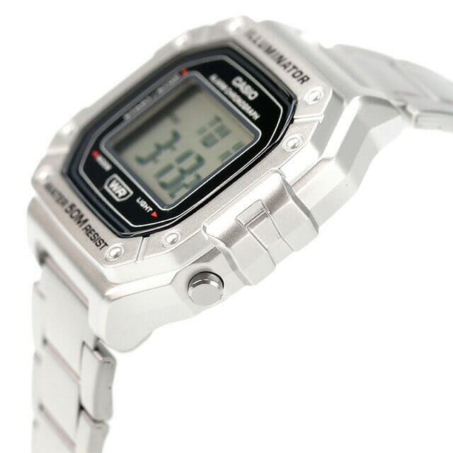 [New]Casio CASIO unisex Casio casio digital Silver - BE FORWARD Store