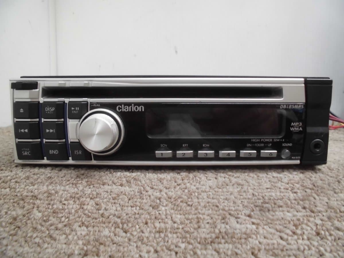 [Used]☆ Clarion Clarion 1DIN audio system DB185MPS CD/tuner/Front AUX ...