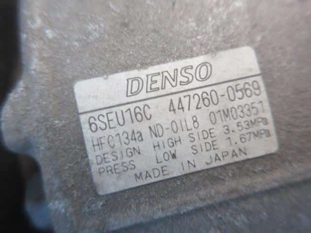 [Used]A/C Compressor TOYOTA Hiace 2010 CBF-TRH200K 883102F030 - BE ...