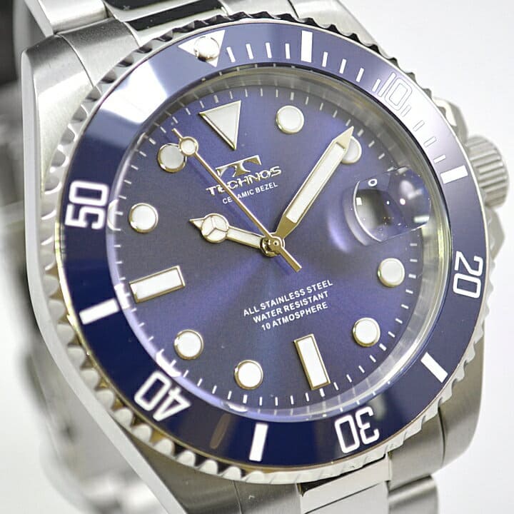 [New](the strongest delivery) TECHNOS mens quartz 10 bar water ...