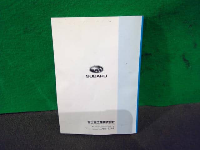 [Used]Owner's Manual SUBARU Exiga 2009 CBA-YA5 - BE FORWARD Auto Parts