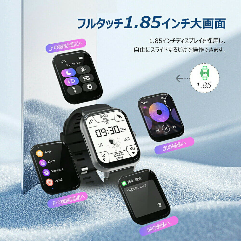 [New]\ 15% OFF&P10 smart Ladies 1.85 inches android belt Bluetooth call ...