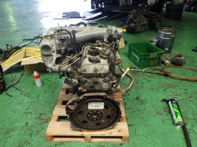 [Used]1JZ-FSE Engine TOYOTA Mark II 2001 TA-JZX110 1900046520 - BE ...