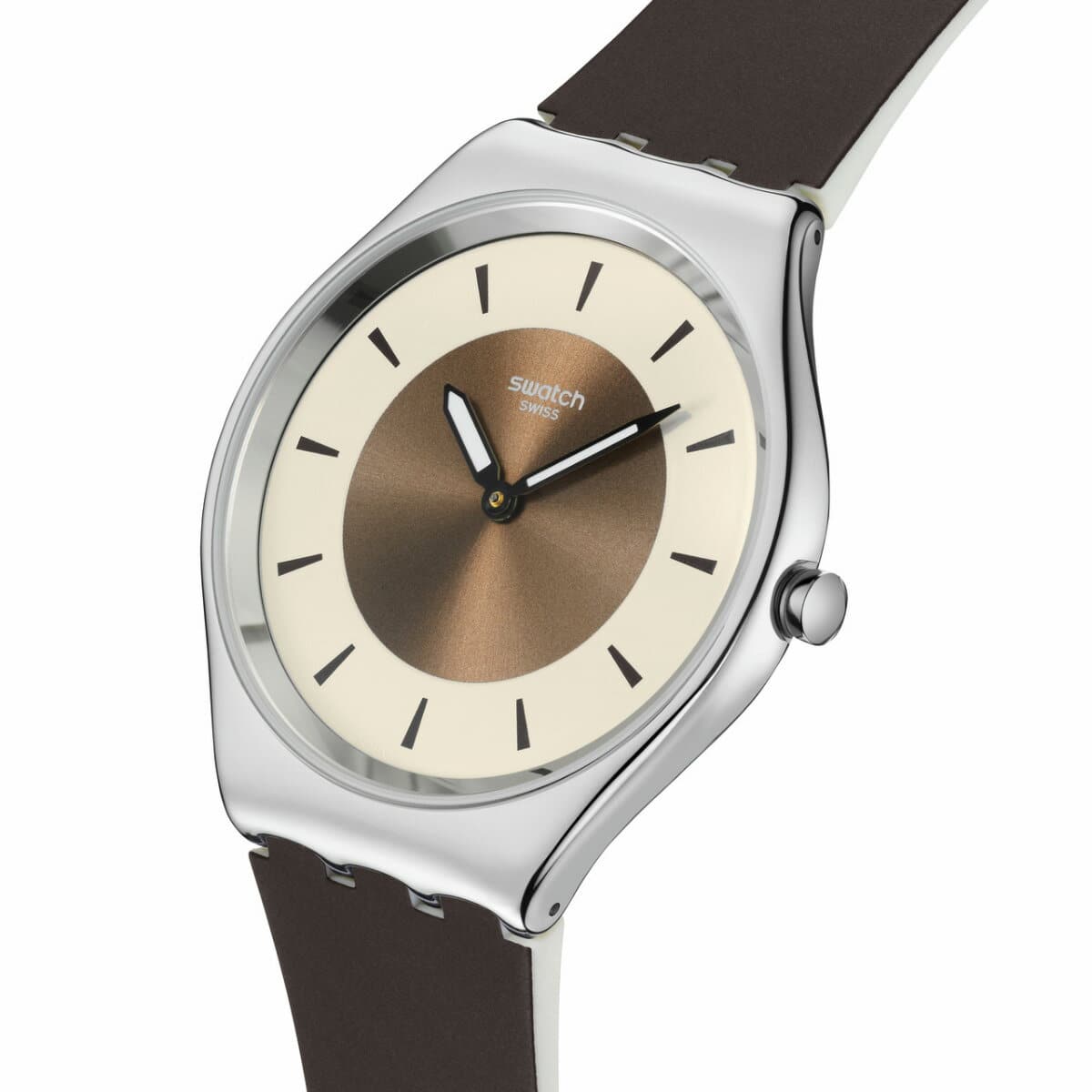 [New]swatch Swatch mens Ladies skin SKIN HAZEL DELIGHT SYXS158 2024 ...