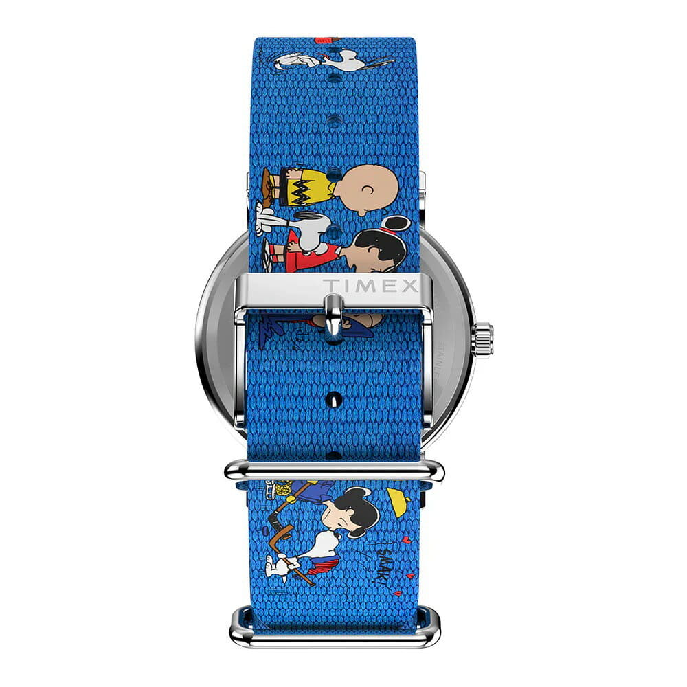 [New]TIMEX Timex Weekender Peanuts Snoopy TW2W19400 blue Gang's All ...