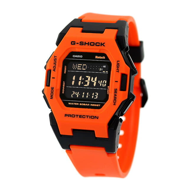 [New]g shock G-SHOCK G-SHOCK quartz battery type GD-B500FL-4 digital GD-B500 series Bluetooth ...