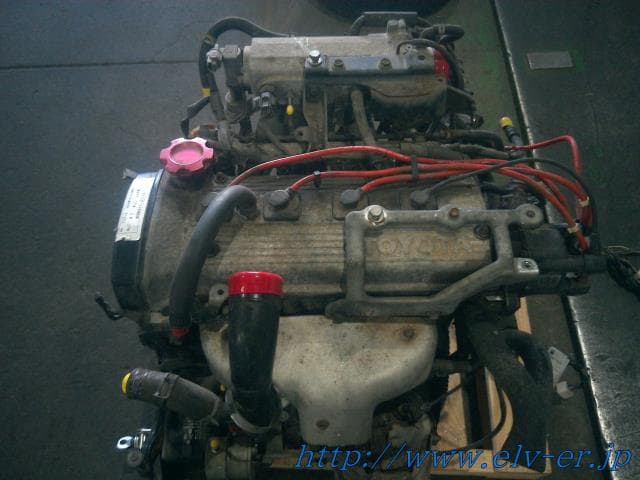 [Used]4E-FTE Engine TOYOTA Starlet 1996 E-EP91【大型商品】 1900011730 - BE ...