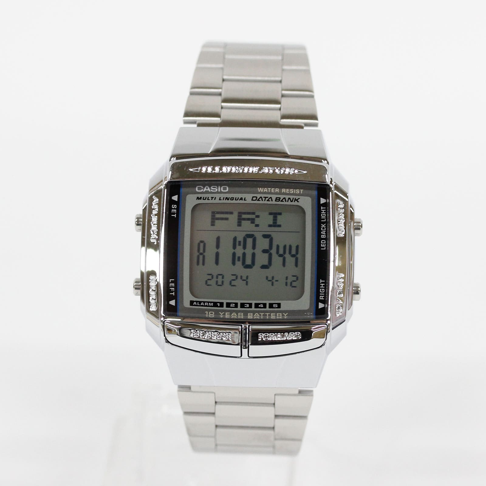 [New]CASIO Collection STANDARD Casio DB-360-1A metal band digital DATA ...