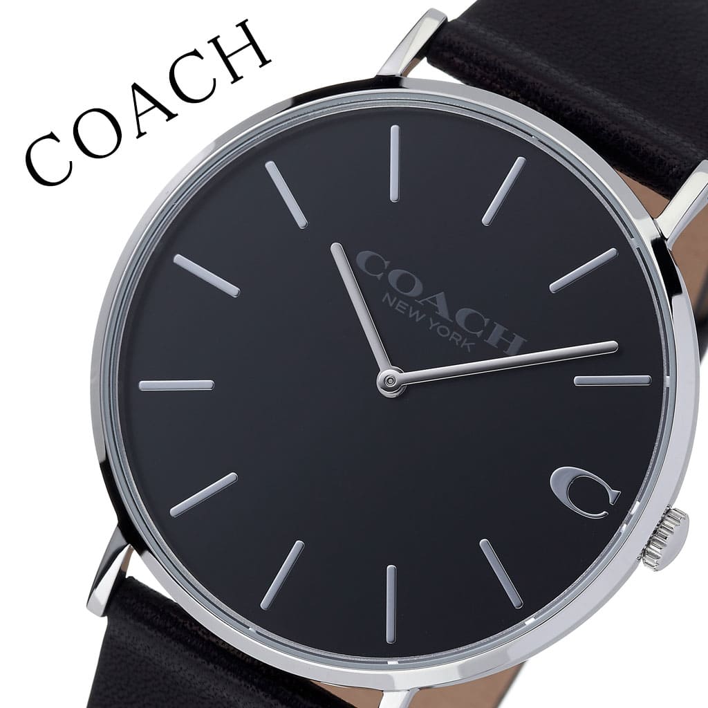 [New]Coach COACH clock coach clock COACH Charles Charles mens Ladies ...