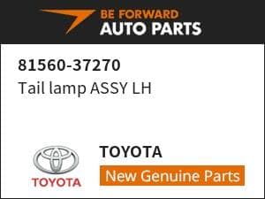 [New]Tail lamp ASSY LH TOYOTA 81560-37270 - BE FORWARD Auto Parts