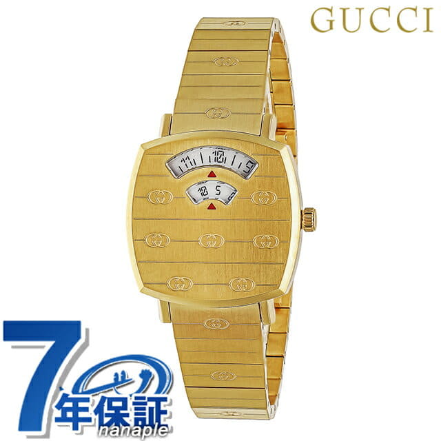 [New]Gucci GRIP quartz battery type mens Ladies GUCCI YA157502 analog ...