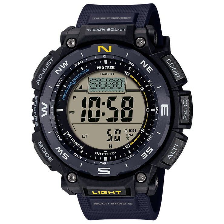[New]Two levels of Casio PRO TREK Electric wave solar triple Sensor PRW ...