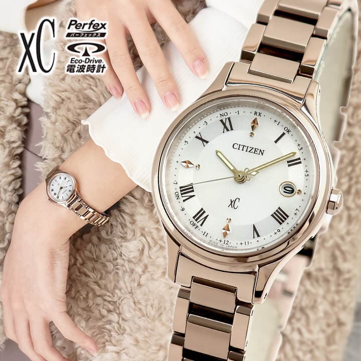 [New]CITIZEN cross sea hikari collection ES9497-96A Eco Drive Electric wave solar electric wave ...