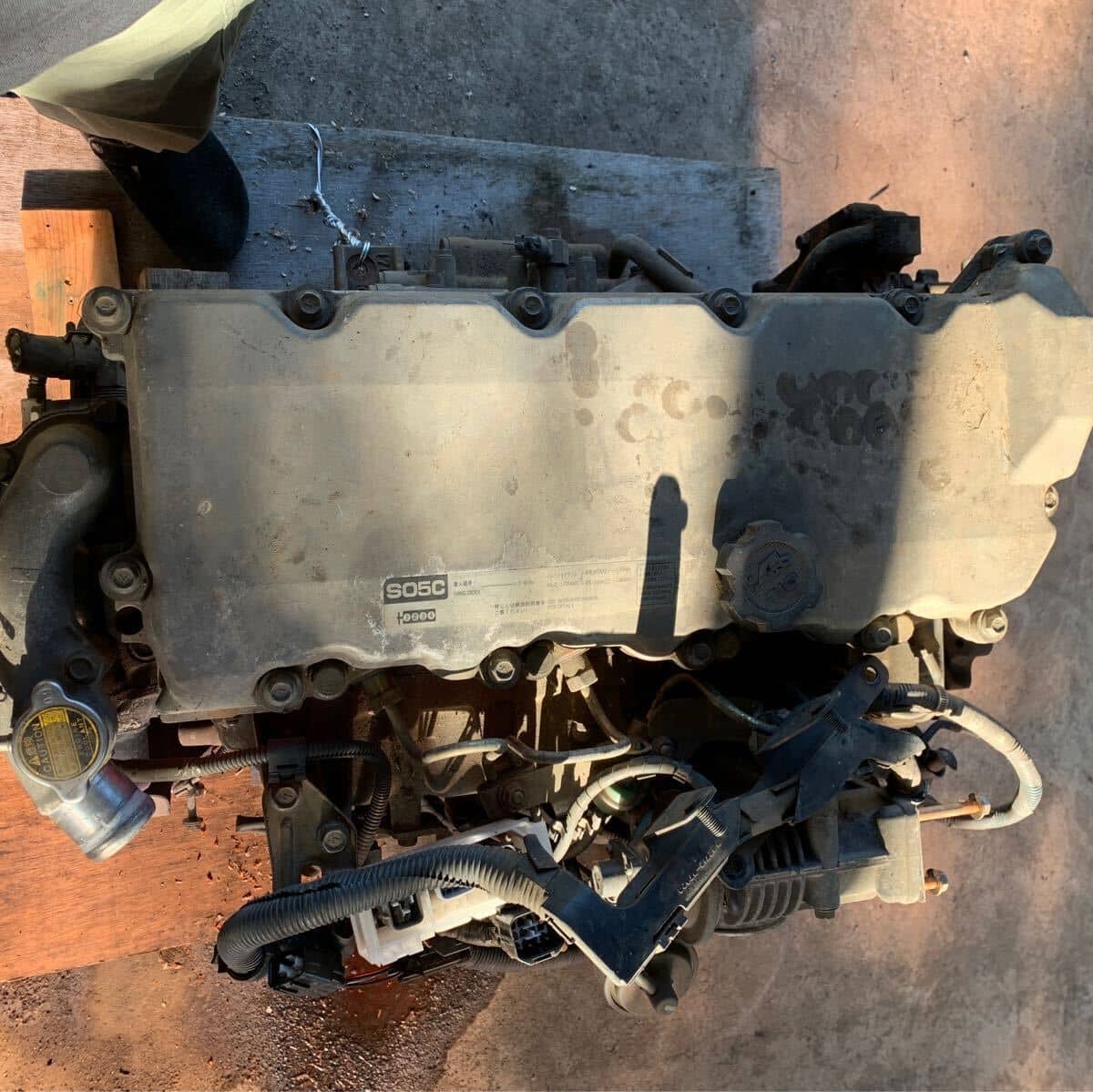 [Used]Engine Toyota SO5C A24687 Dyna Toyoace KK-XZU347 2WD Mileage 151 ...