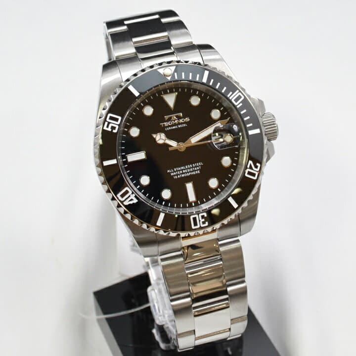 [New](the strongest delivery) TECHNOS mens quartz 10 bar water ...