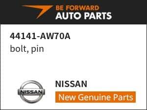 [New]bolt, pin NISSAN 44141-AW70A - BE FORWARD Auto Parts